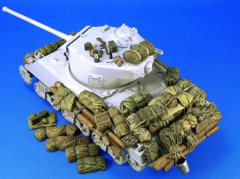 1/35 Scale US Sherman Tank Crew & Equipment Set | Resin Model Kit Unas ...
